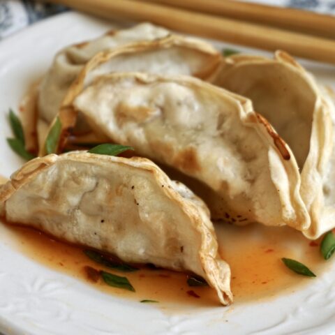 Air Fryer Frozen Dumplings - Humble Oven