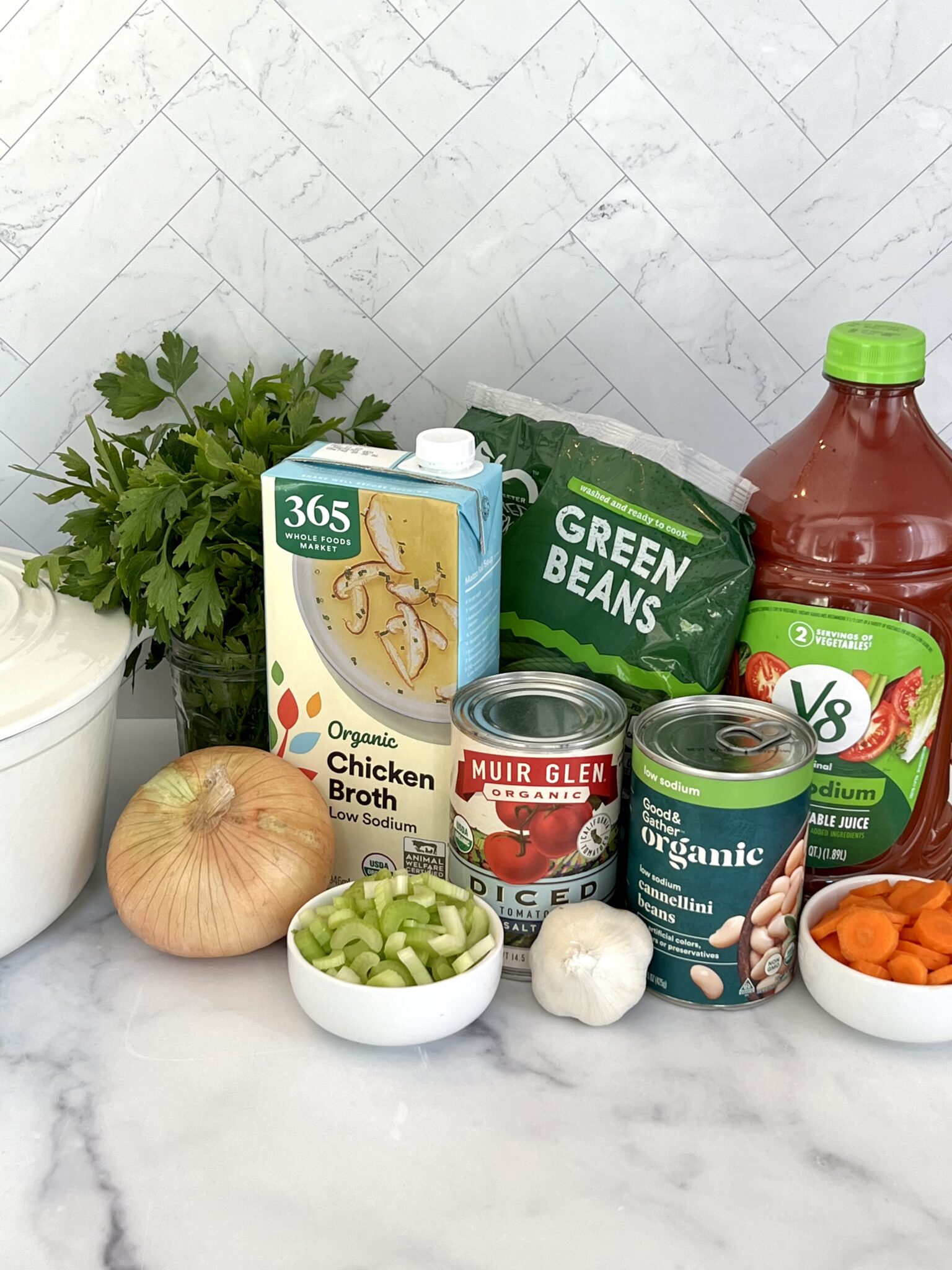 Vegetable Soup with V8 - Humble Oven