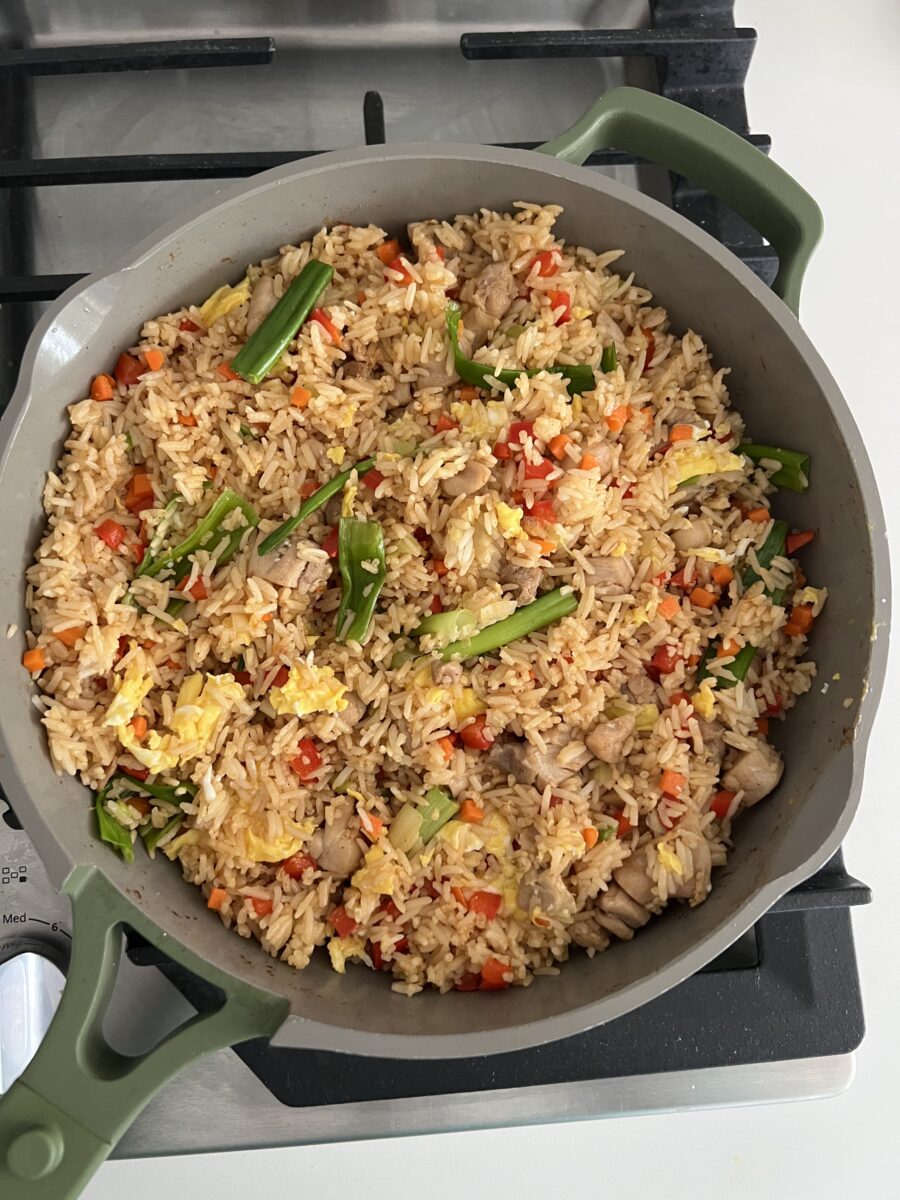 Easy Authentic Thai Style Fried Rice with Chicken - Humble Oven